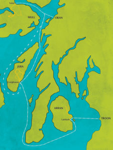 Sailing route – Scottish Islands Peaks Race